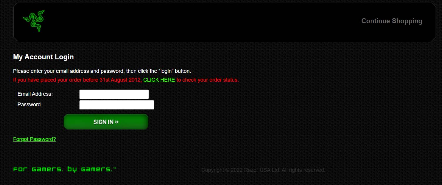 海外のRazer公式サイトでデバイス購入履歴を見る方法 | ゲームギーク